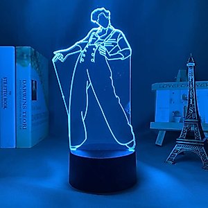 xuemml 3D Harry & Styles lamp for Kids Color Changing Night Light Harry Edward Styles Gift Gift for Fans Bedroom Decor Light Led Sensor Work Desk Lamp