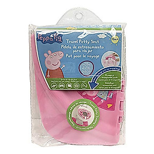 Ginsey Peppa Pig Travel/Folding Potty Seat, Pink