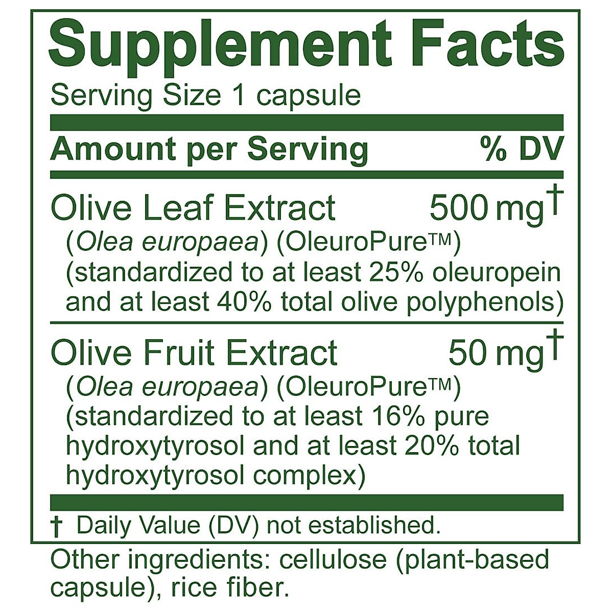 Island Nutrition, Olive Leaf Extract Capsules – 25% Oleuropein (40% Total Polyphenols), Plus 20% Hydroxytyrosol Complex – 100% Grown & Extracted in Spain (90 Capsules)