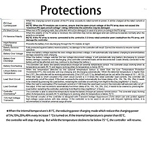 EPEVER 20A Solar Charge Controller MPPT Solar Panel Charge Controller 12V / 24V Auto Working Max PV 100V Solar Charge Battery Regulator with LCD Display for Gel Flooded Sealed Lithium Batteries