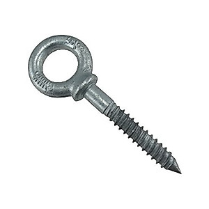 5/8" X 4" Hot Dipped Galvanized Forged Shoulder Screw Eye Bolt
