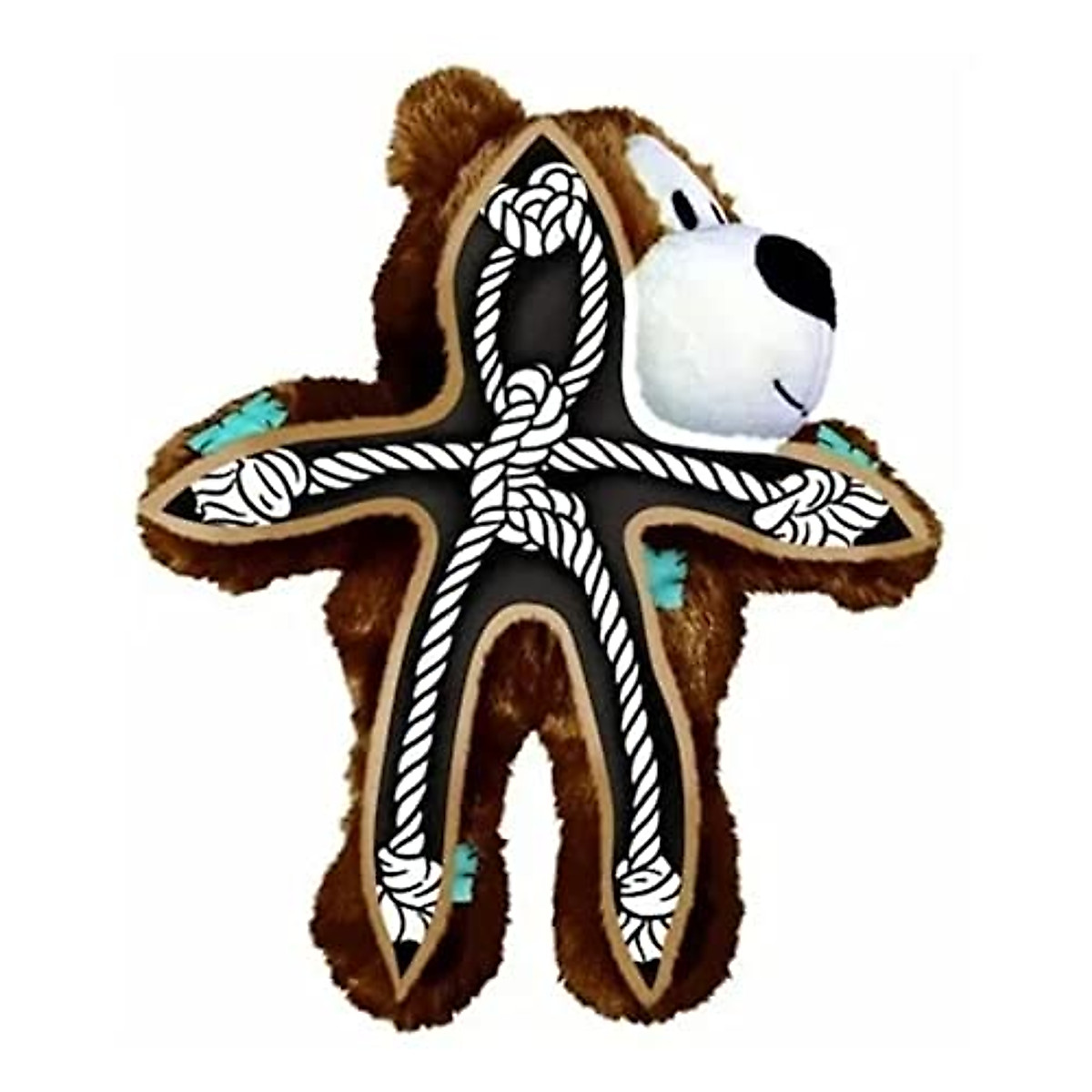 Kong Wild Knots Bears Durable Dog Toys Size:Small/Med Pack of 2 Small Breeds