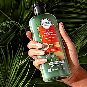 Herbal Essences Bio: Renew Potent Aloe + Mango Conditioner for Curly Hair 13.5 Fl Oz, 5.523 Fl Oz