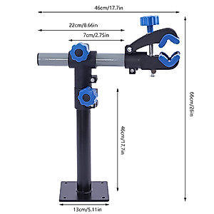 KONGKUNI Bike Repair Stand Bicycle Mechanic Maintenance Workstand Wall Workbench Mount Rack Bike Workstand Clamp,Height Adjustable,for Home Bicycle Mountain Bike Road Bikes