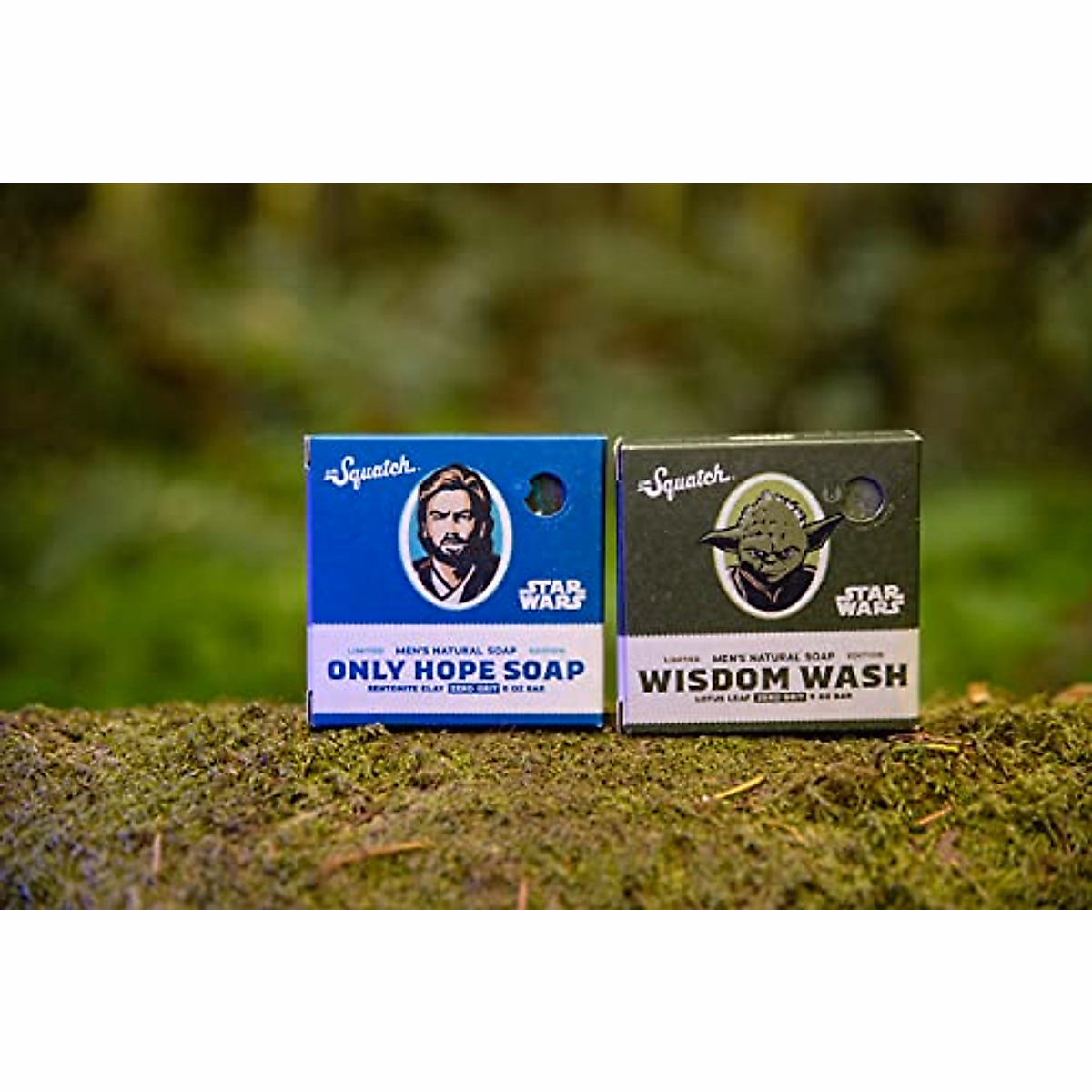 Dr. Squatch The Soap Star Wars Soap Collection - Men’s Natural Bar Soap - 4 Bar Soap Bundle Star Wars Soap for Men