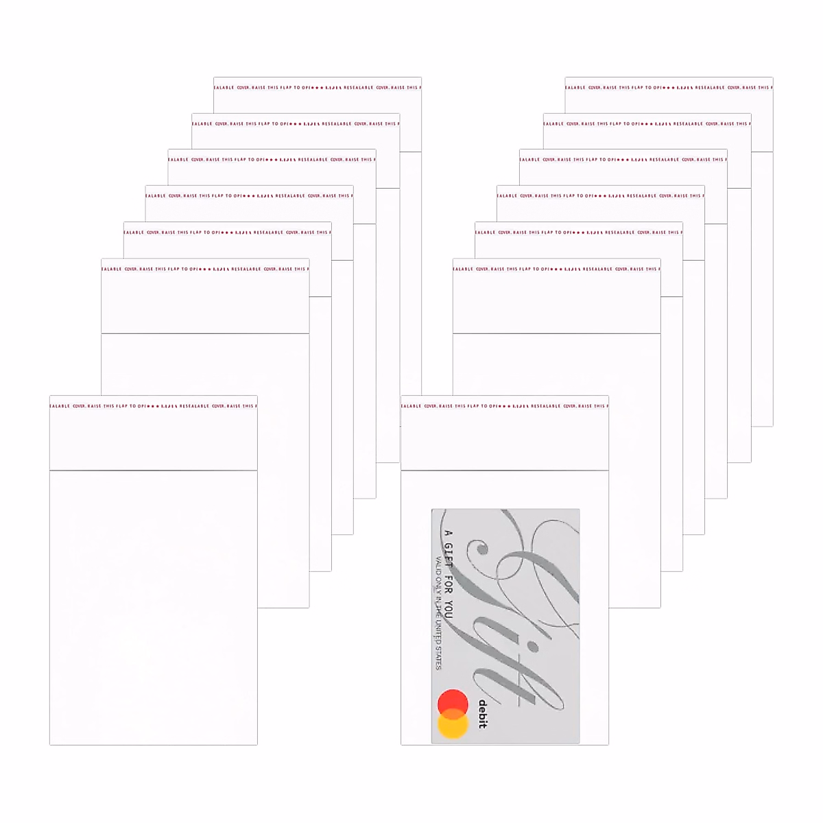 1000pcs 3" x 4" Cellophane Adhesive Bags Clear Self Sealing Earring Bags Small Cello Bags 1 Mil for Jewelry Soap Candies Bakery Candle Cookie Card (9 Sizes to Choose from)