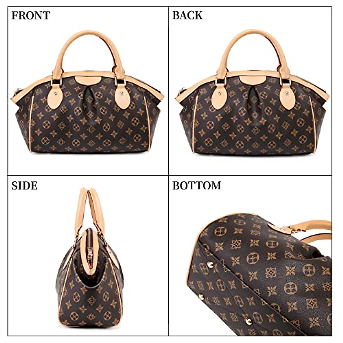 Tote Handbag for Women Designer Dumpling Bag Luxury Hobo Handbag Fashion Faux Leather Satchel Purse Trendy Pochette Bag with Top Handle