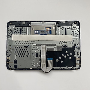 Replacement for HP 11A G8 EE Laptop Upper Case Palmrest Keyboard Touchpad Assembly Part L92832-001 Top Cover