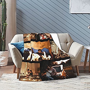 Custom Blanket with Photos Personalized Blanket Customized Throw Blanket Photos Custom Gifts for Christmas, Kids, Adults, Family Friends Lovers Dog Pets Personalized Birthday 50x30 in