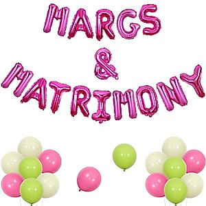 Wonmelody Margs and Matrimony Bachelorette Decorations Margs and Matrimony Balloon Banner Lime and Diamond Ring Balloon Mexican Fiesta Bridal Shower Carnival Cinco De Mayo Wedding Engagement Decor