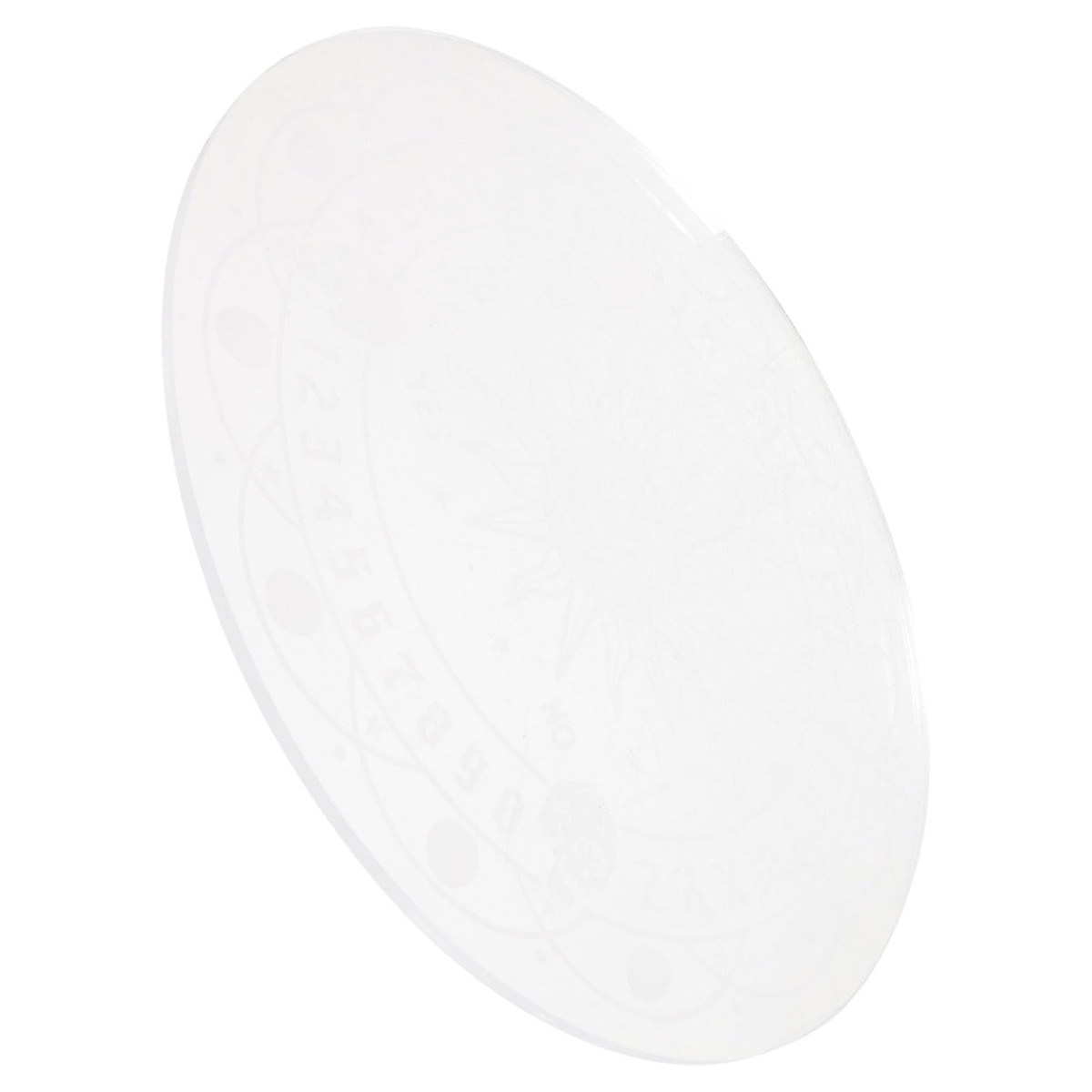 ABOOFAN 4pcs Pendulum Dashboard Divination Board Divination Message Board Divination Pendulum Board Divination Tools Divination Prop Supplies Divination Supplies The Witch Acrylic Letter