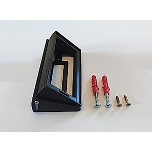 Mars Outpost Adjustable Mount for RingWired Corner Adjustable Mounting Bracket Wedge 20-45 Degree 20/25/30/35/40/45 Degree Slim & Strong, Black