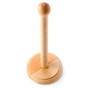 Tuuli Kitchen – Wooden Kitchen Paper Towel Holder, for Tissue and Other Types of Paper Roll, Beechwood Holder for Kitchen Tissue 14 x 5 inches