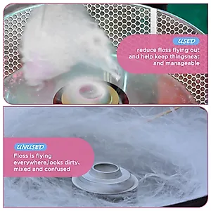 LIANQIAN Sets Cotton Candy Machine Mesh and Clip Stabilizer Kit for Candy Floss Maker Machine