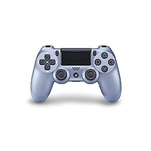 DualShock 4 Wireless Controller for PlayStation 4 - Titanium Blue (Renewed)