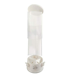 Handy Gourmet Original Triple Candy Machine-Fun Candy & Nut Dispenser-New & Improved (Pearl White), Standard