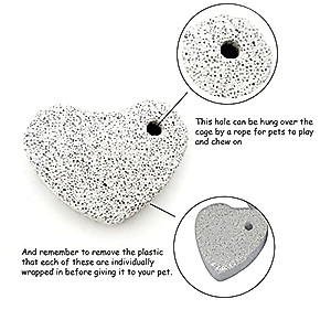 kathson 15 PCS Hamster Chew Toys Teeth Grinding Lava Block Mineral Stone Calcium Chewing Toy for Chinchillas Rabbit Bunny Guinea Pig Gerbil