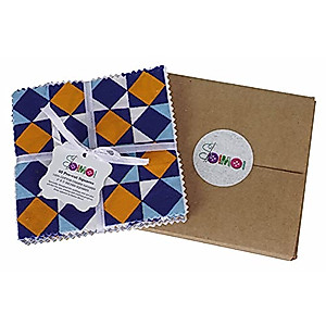 Print Precut 5-inch Cotton Fabric Quilting Squares Charm Pack DIY Patchwork Sewing Craft-