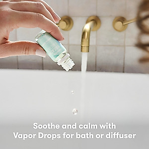 Breathe Easy Kit Sick Day Essentials by FridaBaby - Natural Vapor Wipes, Organic Vapor Rub + Organic Vapor Drops, White