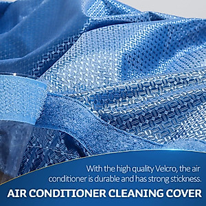 HVAC Guys Mini Split Cleaning Bag Kit | Air Conditioner Cleaning Cover for Mini Split Air Conditioners | AC Cleaning Bag Fits Systems 38in - 48in Long