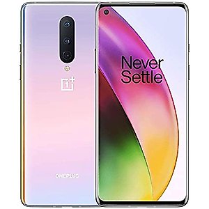 OnePlus 8 IN2017 GSM Unlocked 128GB Android Smartphone - Interstellar Glow (Renewed)