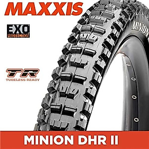 Maxxis Minion DHR2 Folding Dual Compound Exo/tr Tyre - Black, 27.5 x 2.60-Inch