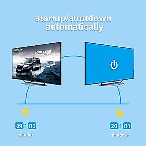 Lunzn Smart Digital Signage Player with Non-Subscription CMS Software 7x24 Stable Auto Play Make TV Set Become LCD Display Andriod 4K Advertising Media Player(YM05)
