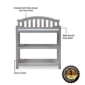 Sorelle Berkley Dressing Table, Gray