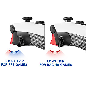 HEXGAMING ADVANCE Wireless Controller for Xbox Series X & S, for Xbox One, and for Windows 7/8/10-4 Remappable Back Buttons - Triggers Stop - Interchangeable Thumbsticks - Green Weeds