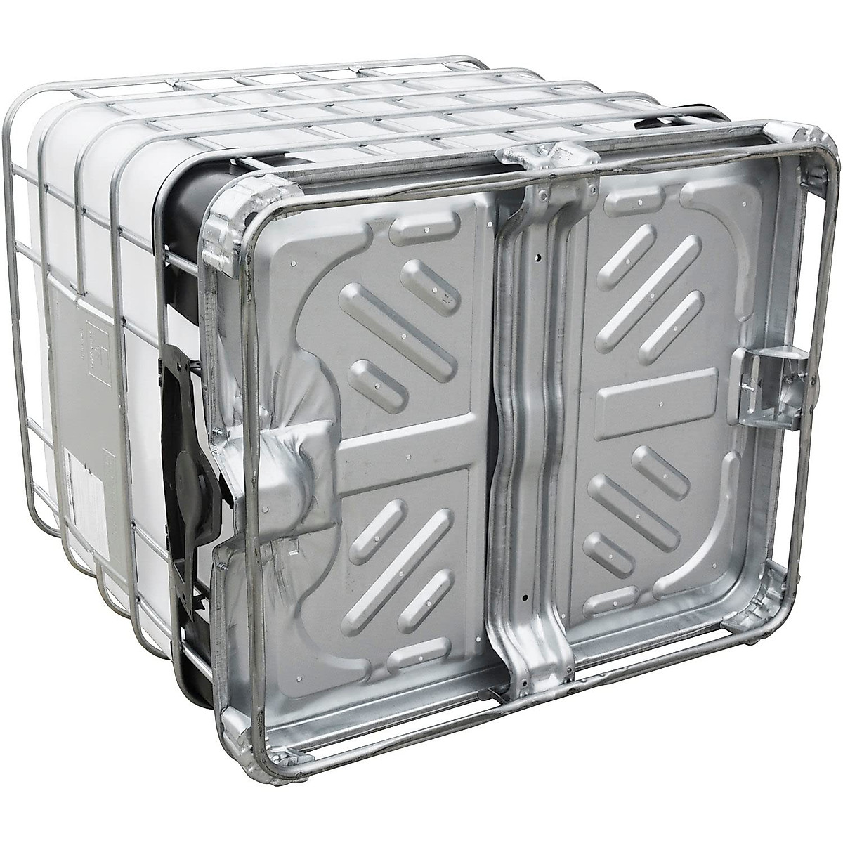 Global Industrial IBC Container 275 Gallon UN Approved w/Composite Metal Pallet Base