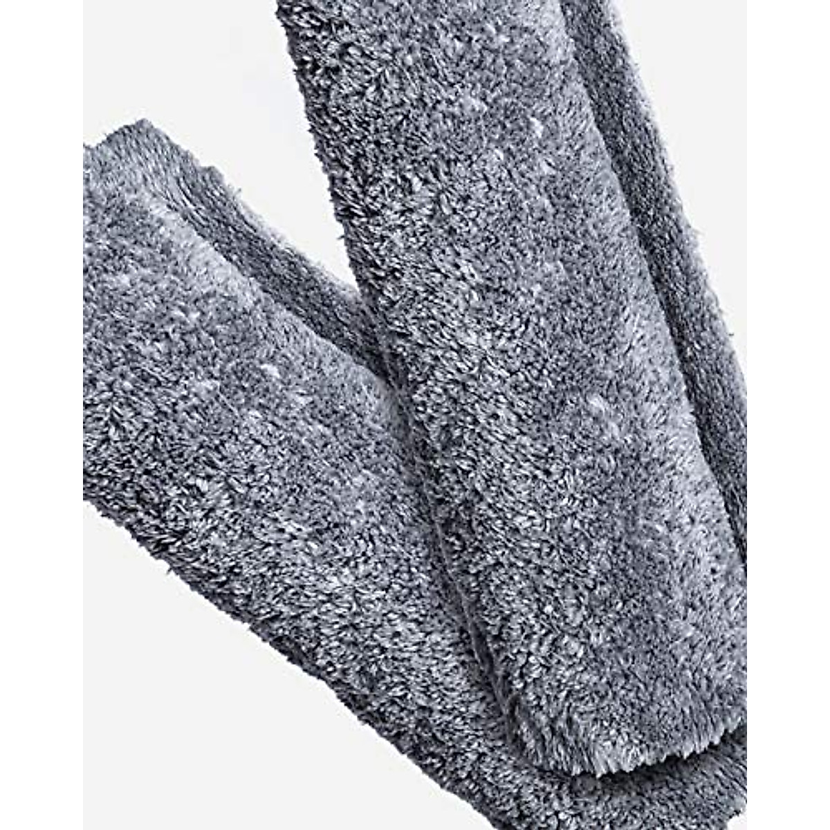 Adam's Lite Borderless Grey Microfiber Towel (4 Pack) - Car Detailing Towel