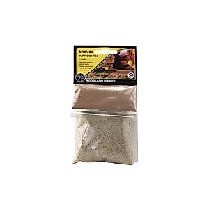 WOODLAND SCENICS C1289 Medium Buff Gravel