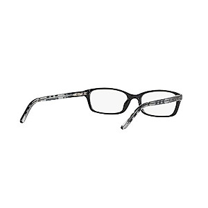 BURBERRY BE 2073 3164 Black Plastic Rectangle Eyeglasses 53mm