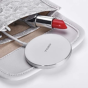TOZO W6 Wireless Magnetic Charger Compatible for iPhone 14/14 Plus/14 Pro/14 Pro Max/13 Series/12 Series Aviation Aluminum Computer Numerical Control Technology Fast Charging Compatible for Magsafe