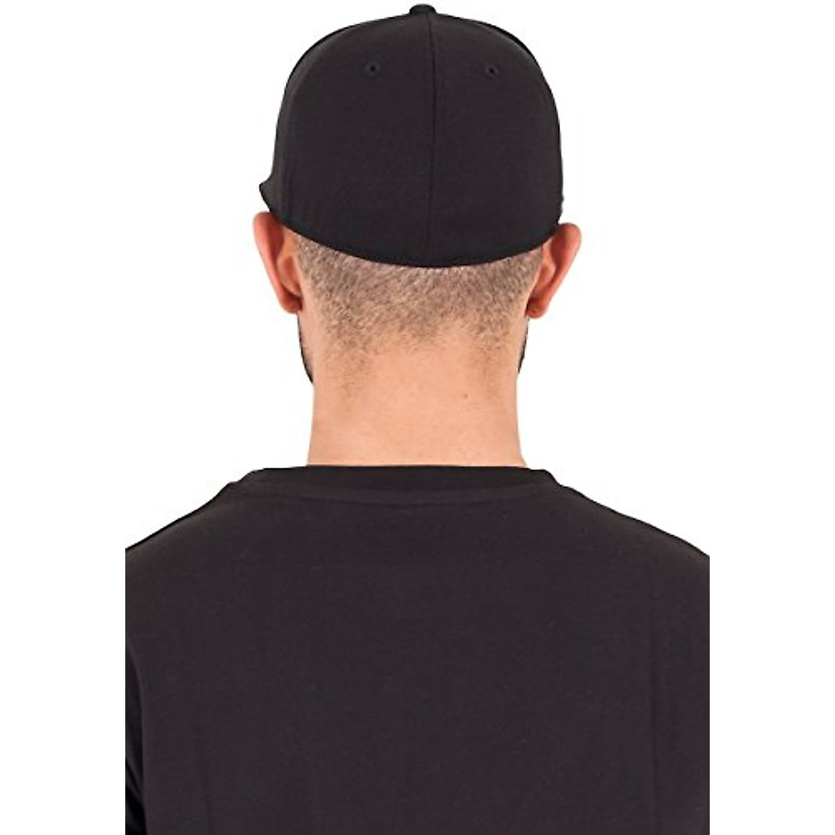 Flexfit Men's Premium 210 Fitted Cap, Black, Large/X-Large