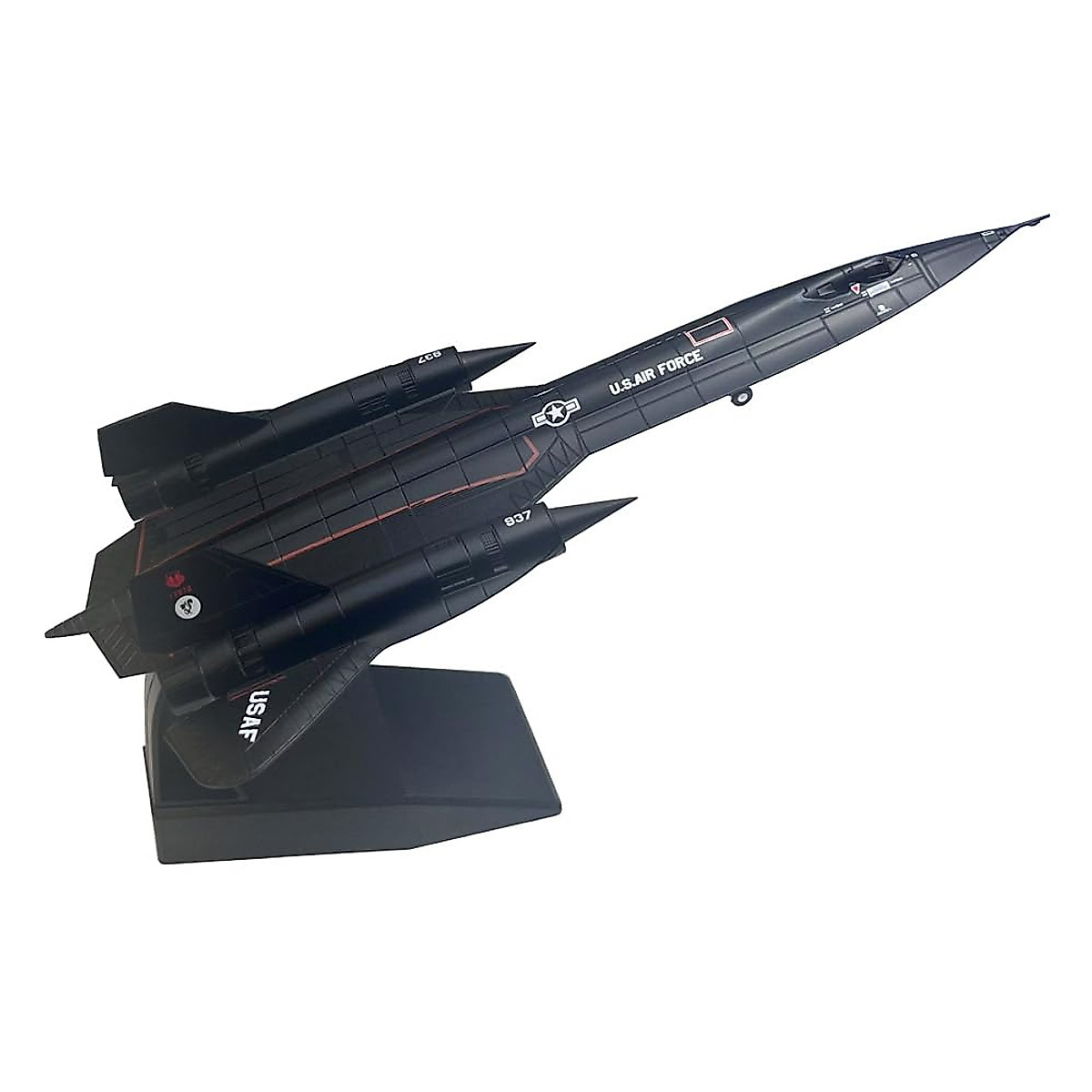 1/144 Scale US Air Force SR-71 Blackbird Reconnaissance Aircraft Metal Military Plane Diecast Model for Collection or Gift