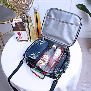 Lunch Bag for Kids, Thermal Lunch Box Kids Boys Girls, Dinosaur Lunch Box Cooler Bag Portable Lunch Organizer for School Picnic Work Hiking Beach