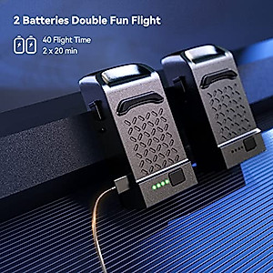 Ruko U11S Drones with Camera for Adults 4k, Built-in Remote ID, 120° FOV, GPS Auto Return, 40 Mins Flight, 5G Live Transmission, Foldable FPV Drones for Beginners with Follow Me, Circle Fly, Waypoint