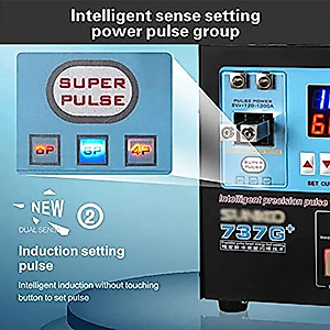 ALSUP Battery spot Welding Machine,4.3 KW High Power Automatic Spot Welding Machine for 18650 Lithium Batteries Pulse Spot Welding Devices