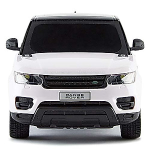 CMJ RC Cars Range Rover RC Remote Control Car Sport White 2.4Ghz 1:24 Scale. Great Kids Play Toy Auto