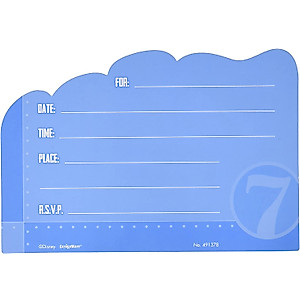 Unique Disney Planes Birthday Party Supplies Bundle Pack includes 16 Postcard Invitations, 16 Envelopes, 16 Seals, 16 Save the Date Stickers