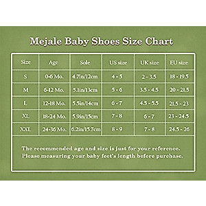 Mejale Baby Soft Soled Leather Moccasins Anti-Slip Infant Toddler Shoes First Walkers(Brown,12-18 Mos)
