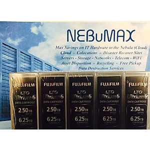 Fuji 16310732 Tape Lto Ultrium-6 2.5tb/6.25tb Barium Ferrite bafe