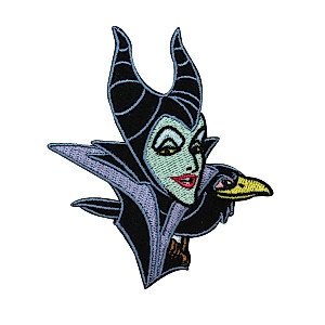 Maleficent Character Patch Sleeping Beauty Disney Movie Craft Iron on Applique