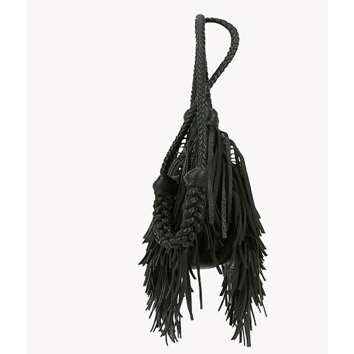 Women Fringe Tassel Crossbody Bag Hippie Boho Leather Shoulder Bag Vintage Western Cowgirl Purse Country Concert Outfits (Black,One Size)