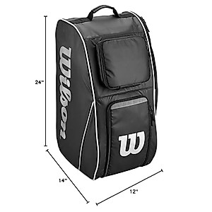 Wilson Tackle Football Player Equipment Bag - Black