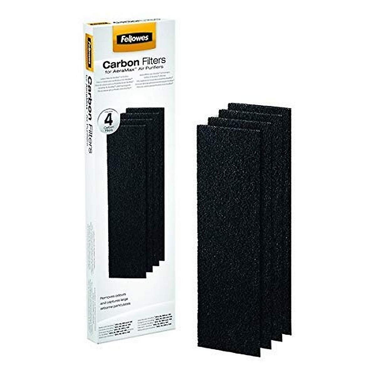 Fellowes AeraMax 100 Air Purifier Authentic Carbon Replacement Filters - 4 Pack (9324001)