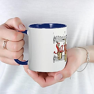 CafePress Saxophone Mug Ceramic Coffee Mug, Tea Cup 11 oz