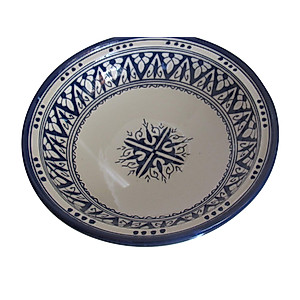 Handmade Authentic Moroccan Berber Style Ceramic Serving Tagine, Serve Delicious Meals the Traditional Morocco Way, Lead Free, Small 6" Diameter x 6 "H