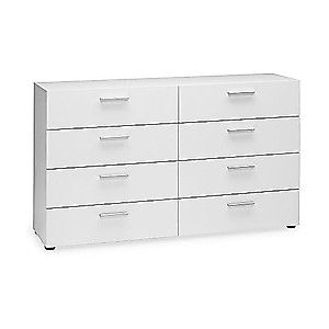Tvilum Austin 8-Drawer Dresser, White